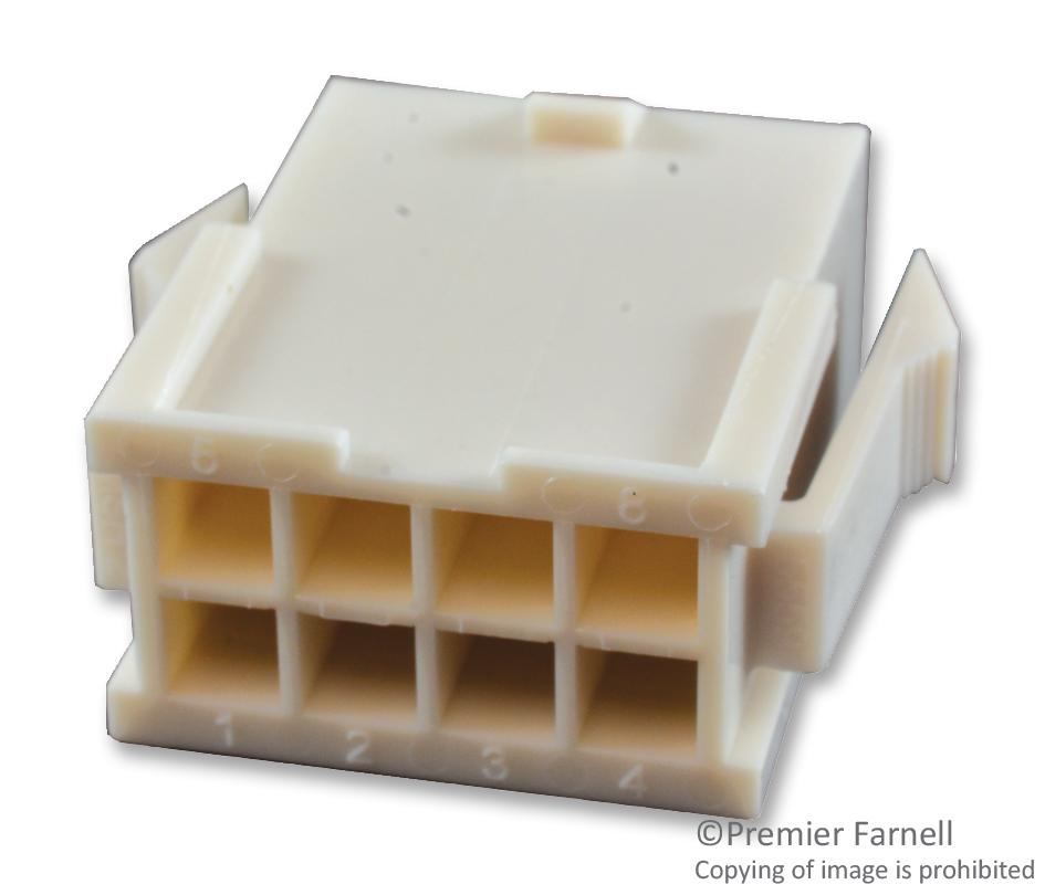 39-01-2086 - Molex - Connector Housing, Mounting Ears, UL 94V-0