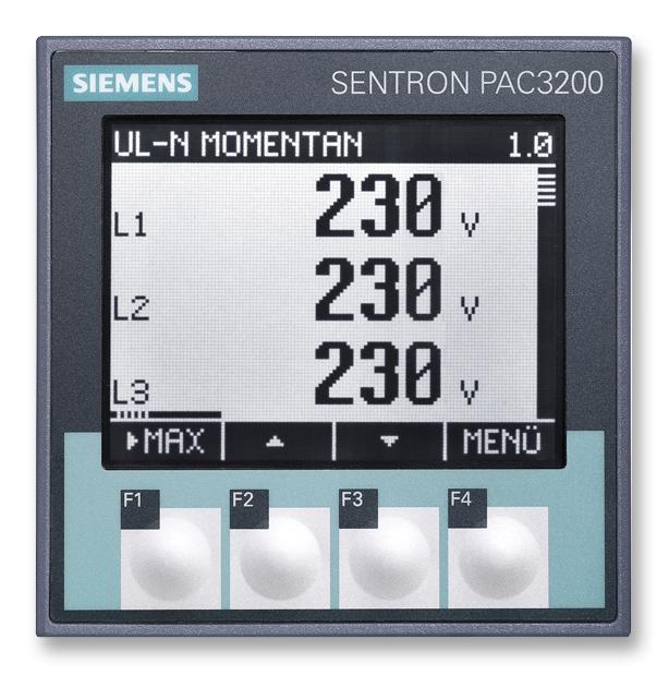 7KM2112-0BA00-3AA0 - Siemens - Digital Panel Meter, Power / Energy Monitoring, Sentron PAC3200