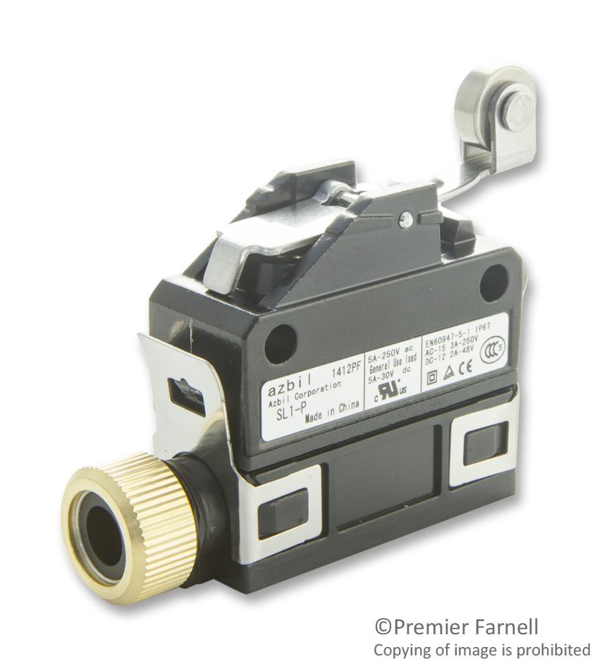 SL1-P - Honeywell - Limit Switch, Top Roller Arm, SPDT-1NC / 1NO