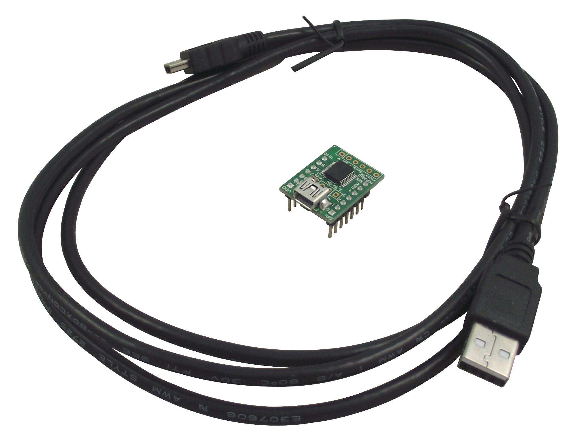 ADM00419 - Microchip - Breakout Module, MCP2210 USB to SPI Master Converter, Used with MCP2210 ...