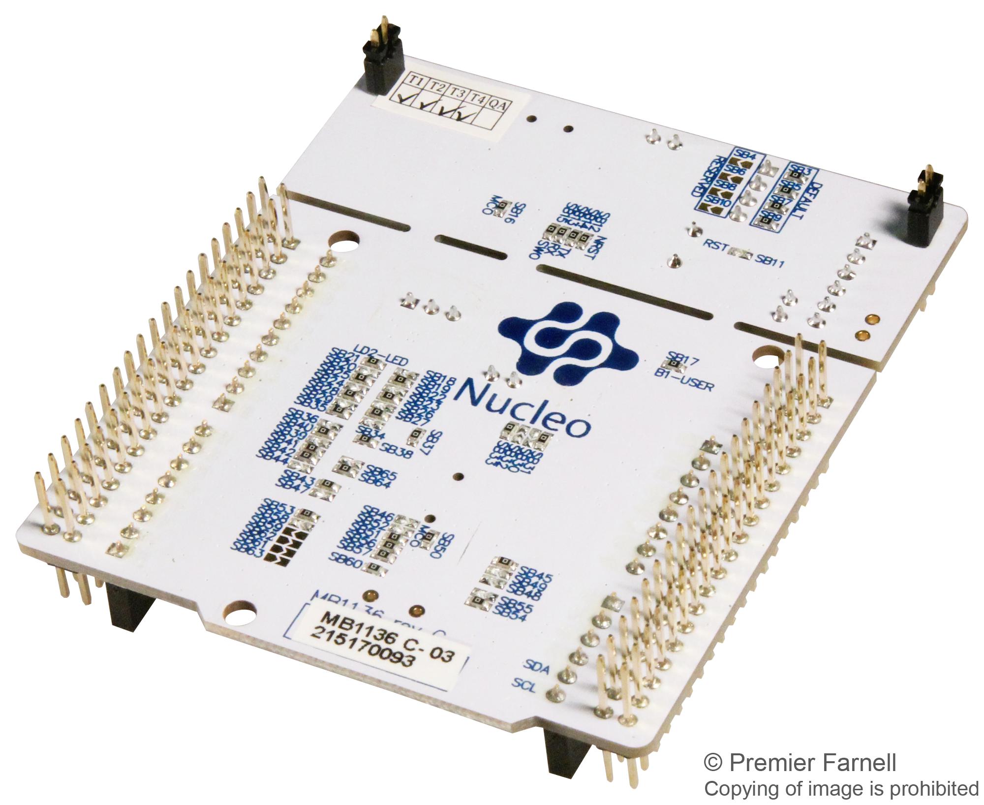 NUCLEO-F334R8 - Stmicroelectronics - Development Board, STM32F334R8 MCU, ST-LINK/V2-1 Debugger ...