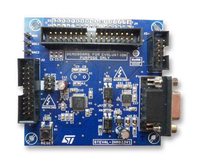 STEVAL-IHM033V1 - Stmicroelectronics - Demonstration Board, STM32F100CB Motor Control MCU ...