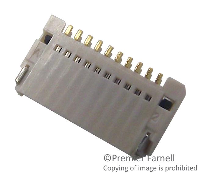 503480-1000 - Molex - FFC / FPC Board Connector, Right Angle, 0.5 mm