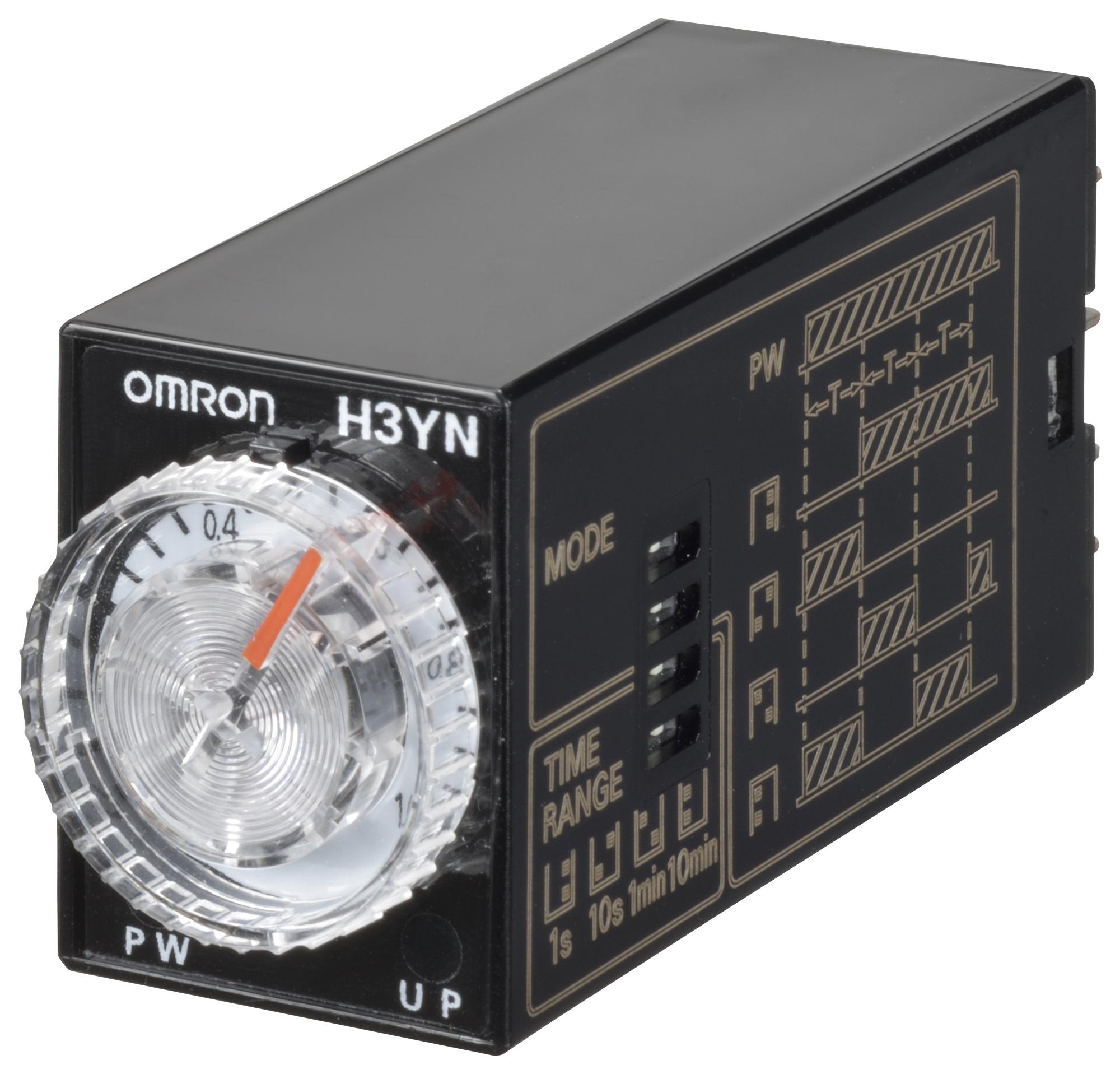H3YN-4-B AC100-120 - Omron Industrial Automation - Analogue Timer, H3YN, Multifunction