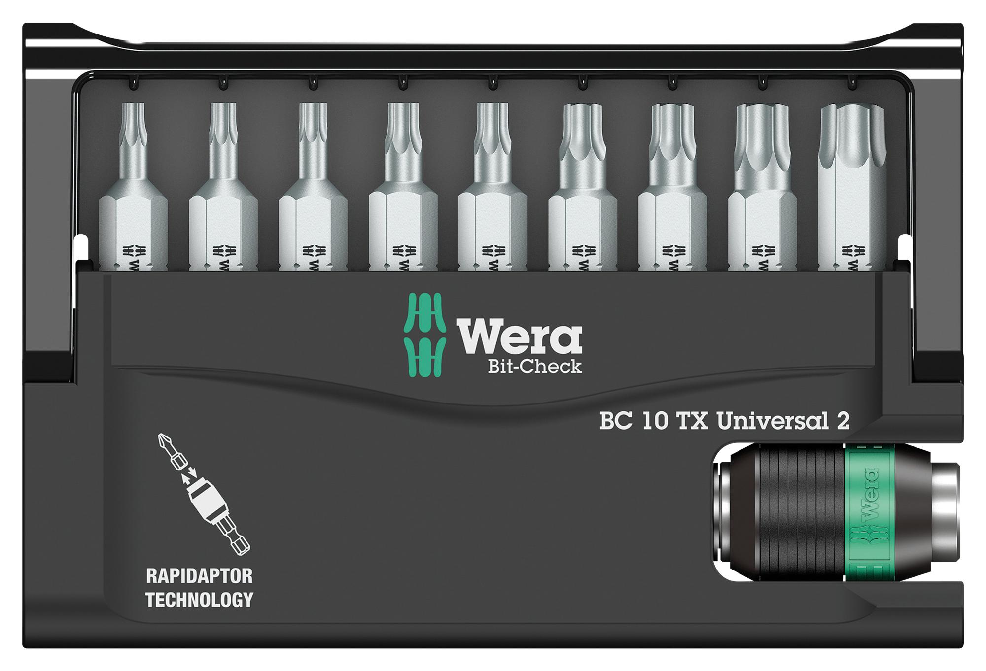 05057115001 - Wera - Bit Set, Universal Holder, Bit Check