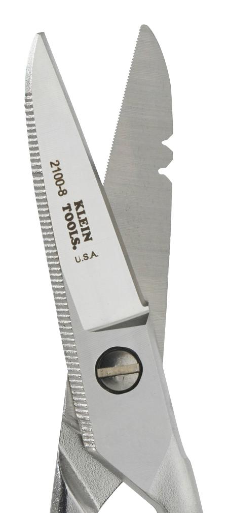 2100-8 - Klein Tools - Scissors, Free Fall, Stainless Steel