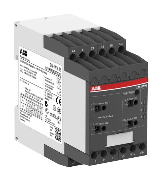 1SVR760660R0200 - Abb - INSULATION MONITOR RELAY, DPDT, 200KOHM