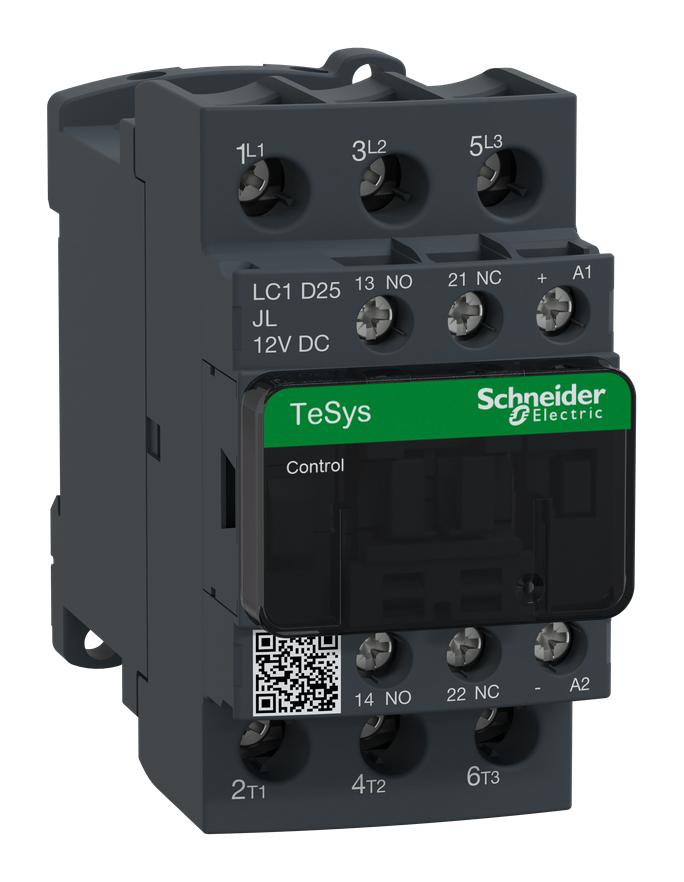 LC1D25JL - Schneider Electric - Contactor, LC1D, 25 A