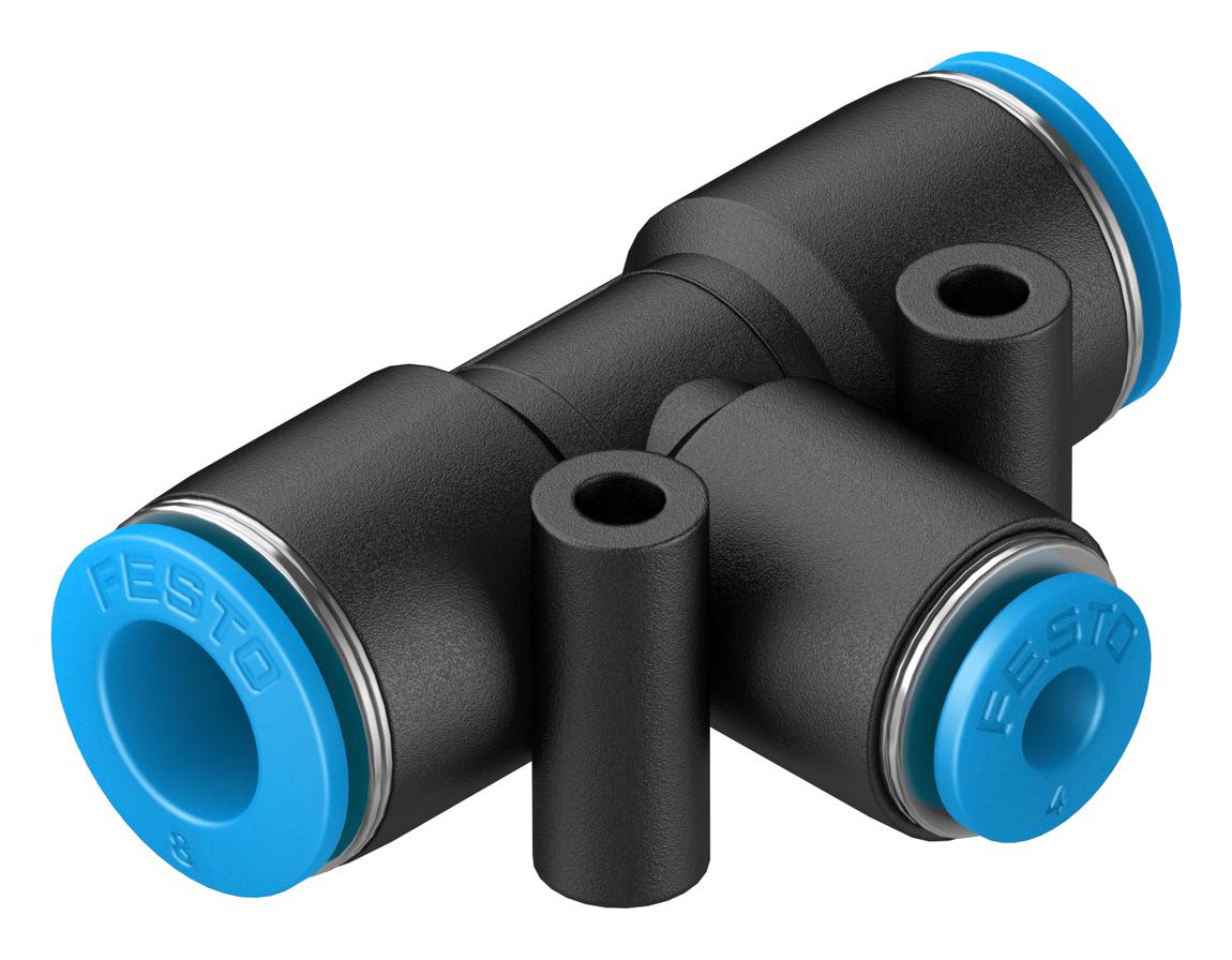 QST-8-4 - Festo - Pneumatic Fitting, Push-In T-Fitting, 14 bar