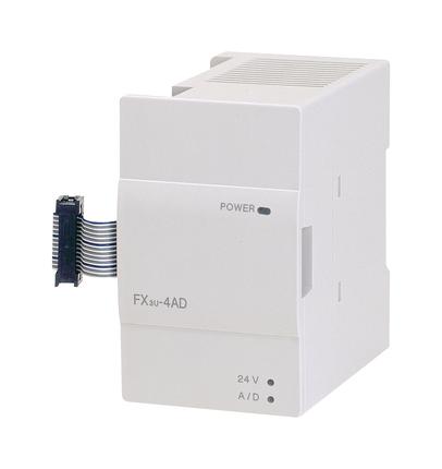 FX3U-4AD - Mitsubishi - ANALOG INPUT MODULE, 4 I/P, 16BIT