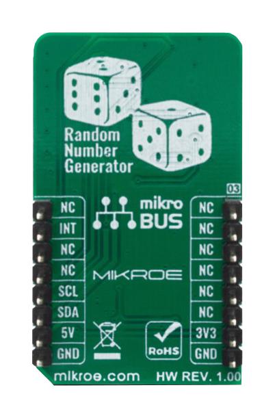 MIKROE-4090 - Mikroelektronika - Click Board, RNG Click, Encryption