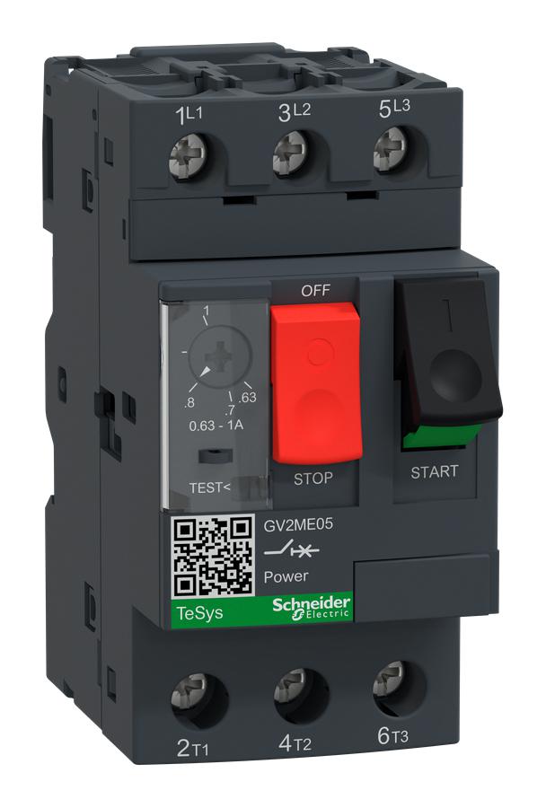 GV2ME05 - Schneider Electric - Thermal Magnetic Circuit Breaker, GV2M ...