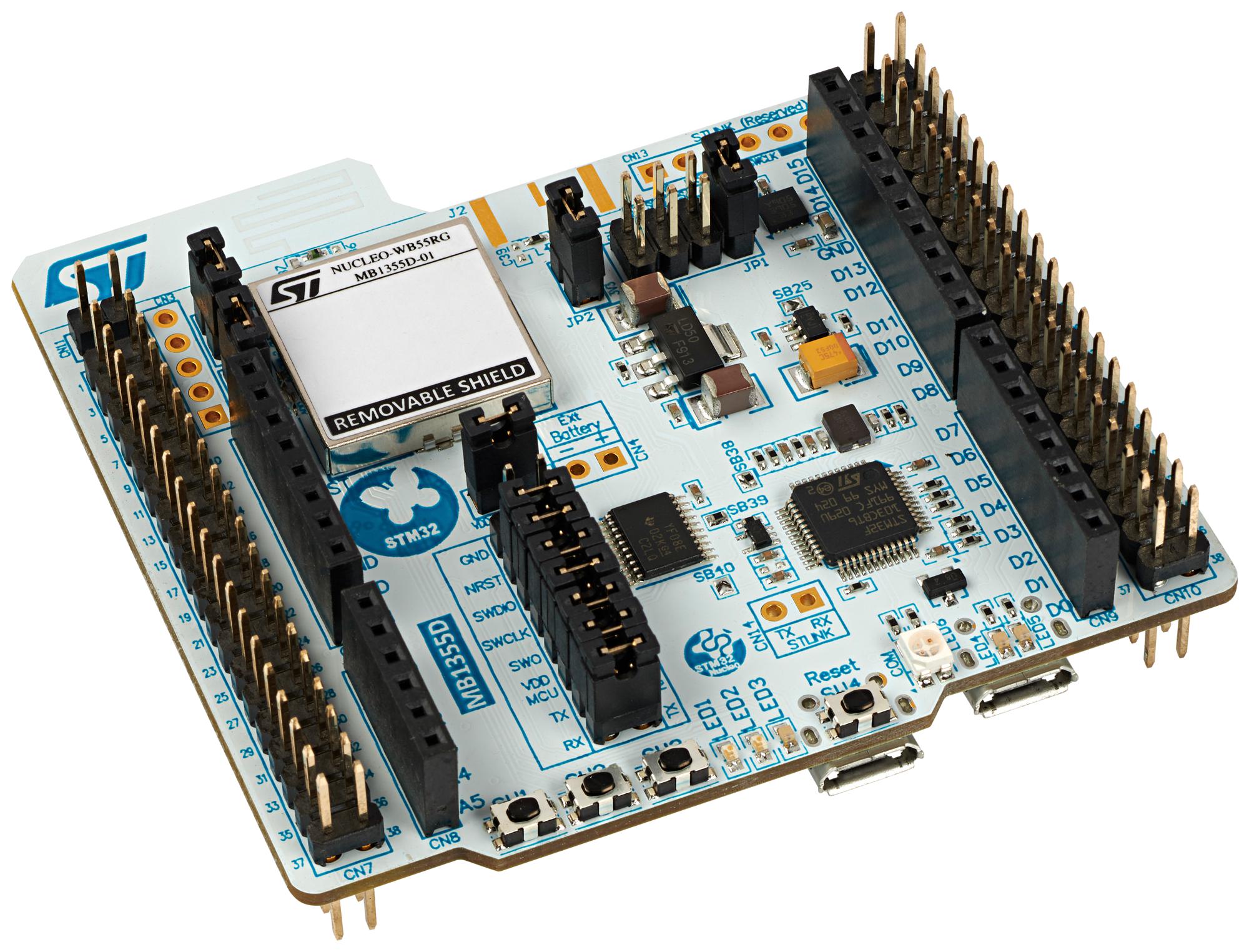 NUCLEO-WB55RG - Stmicroelectronics - Development Board, STM32WB Nucleo ...