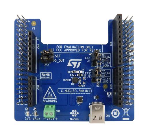 X-NUCLEO-SNK1M1 - Stmicroelectronics - Expansion Board, TCPP01-M12, NUCLEO-G071RB/NUCLEO-G474RE ...