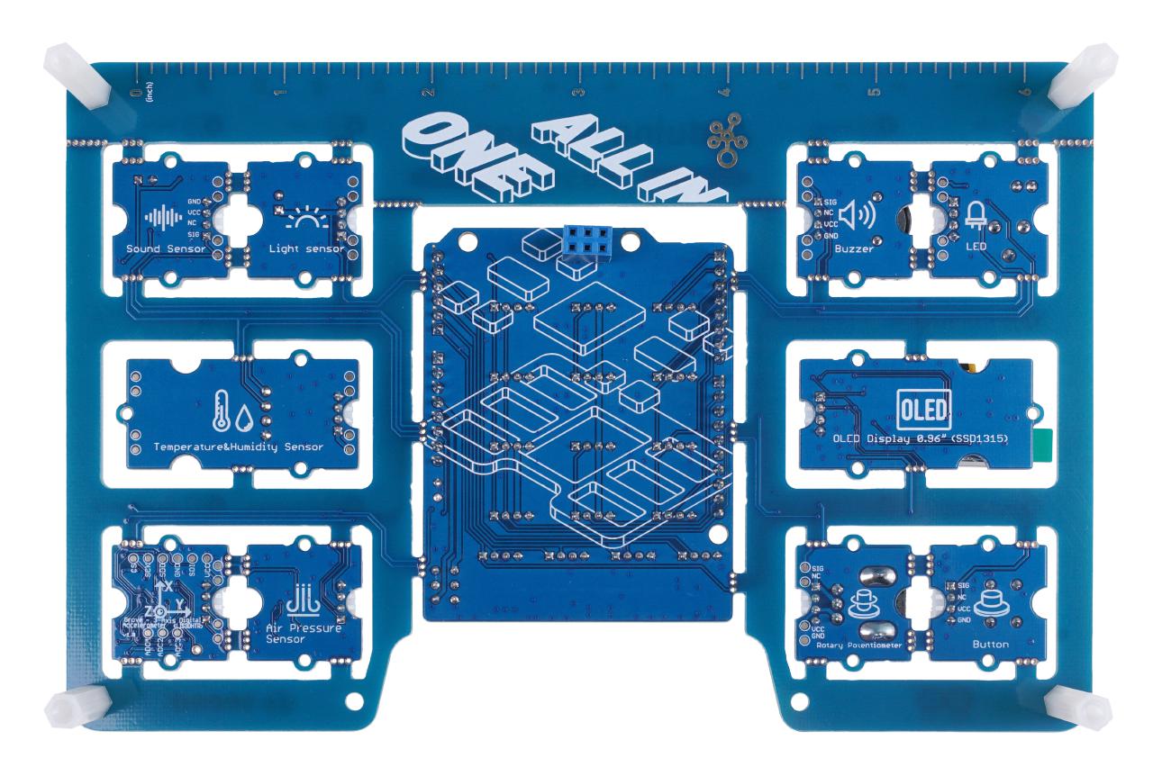 103030375 - Seeed Studio - Arduino Sensor Kit, 3.3 V /5 V in, Arduino UNO