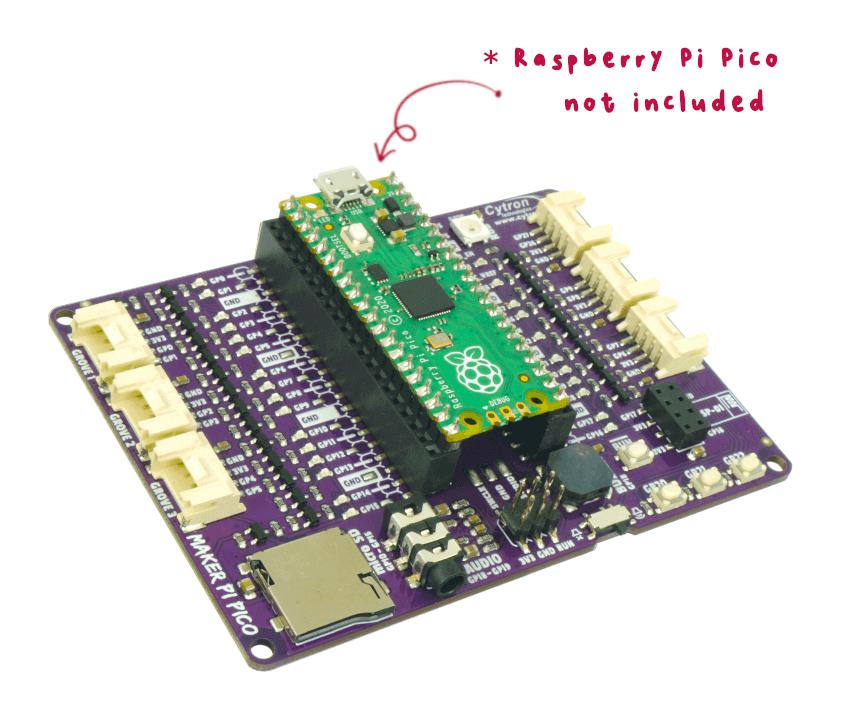 MAKER-PI-PICO-NB - Cytron - Raspberry Pi Pico Board, 4.5 V to 5.5 V Supply, -20 °C to 85 °C