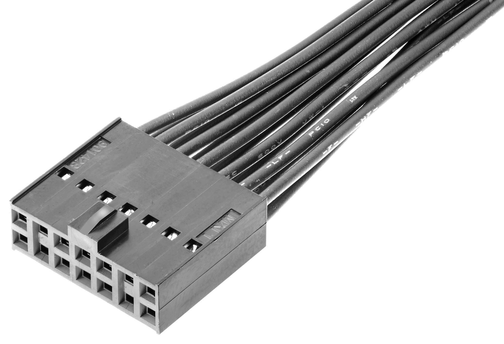 219658-1143 - Molex - Cable Assembly, C-Grid III Receptacle to C-Grid III Receptacle, 14 Ways