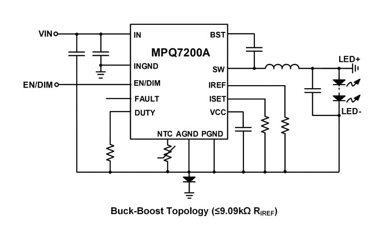 MPQ7200AGLE-AEC1-P - Monolithic Power Systems (mps) - LED Driver, AEC-Q100, Buck
