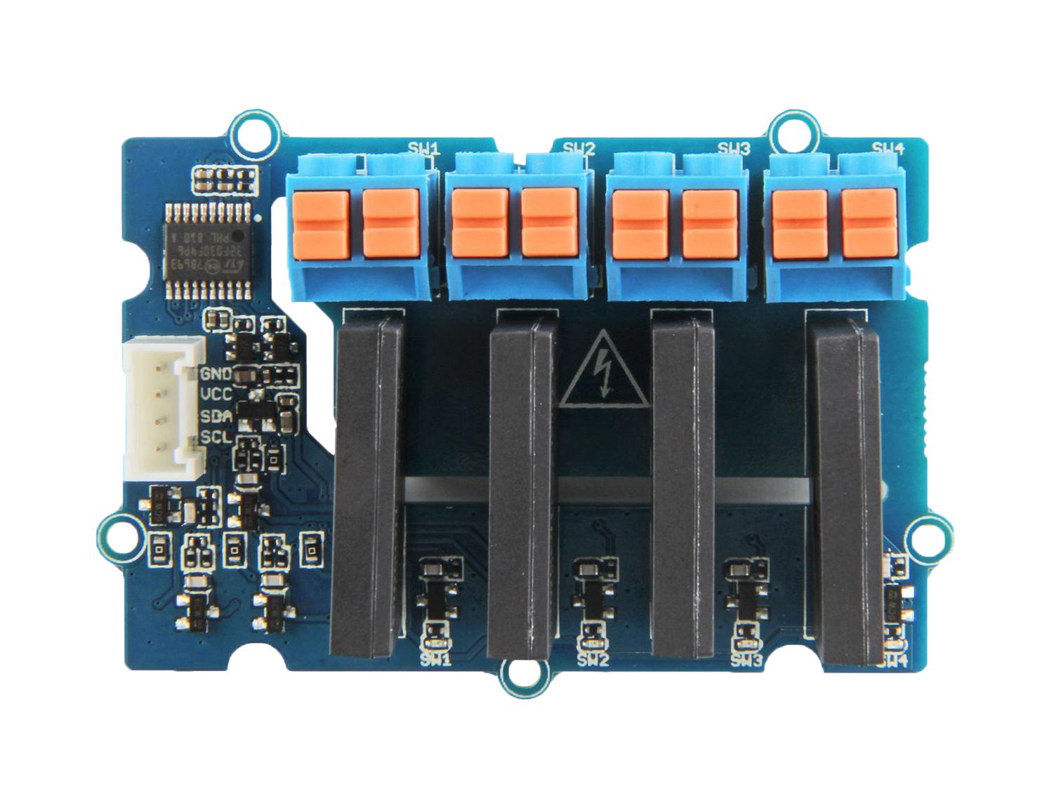 103020135 - Seeed Studio - Solid State Relay Board with Cable & Acrylic ...