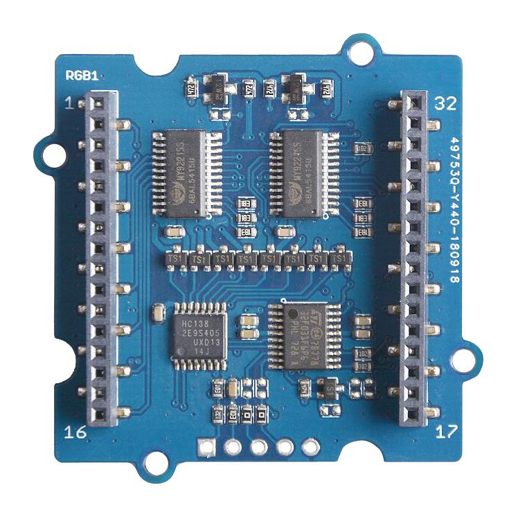 105020073 - Seeed Studio - LED Matrix Driver Board, RGB, 3.3V / 5V