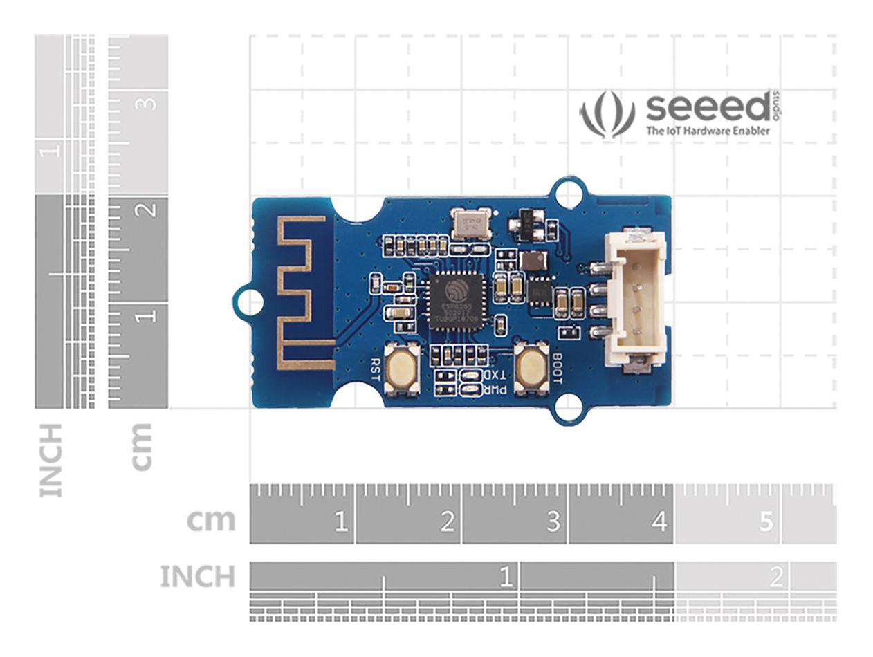 113020011 - Seeed Studio - UART WiFi Module, with Cable, 3V / 5V