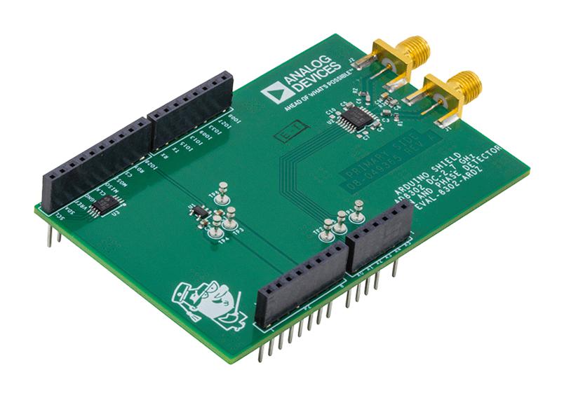 EVAL-AD8302-ARDZ - Analog Devices - Arduino Shield Board, AD8302ARUZ, RF/IF Gain and Phase Detector