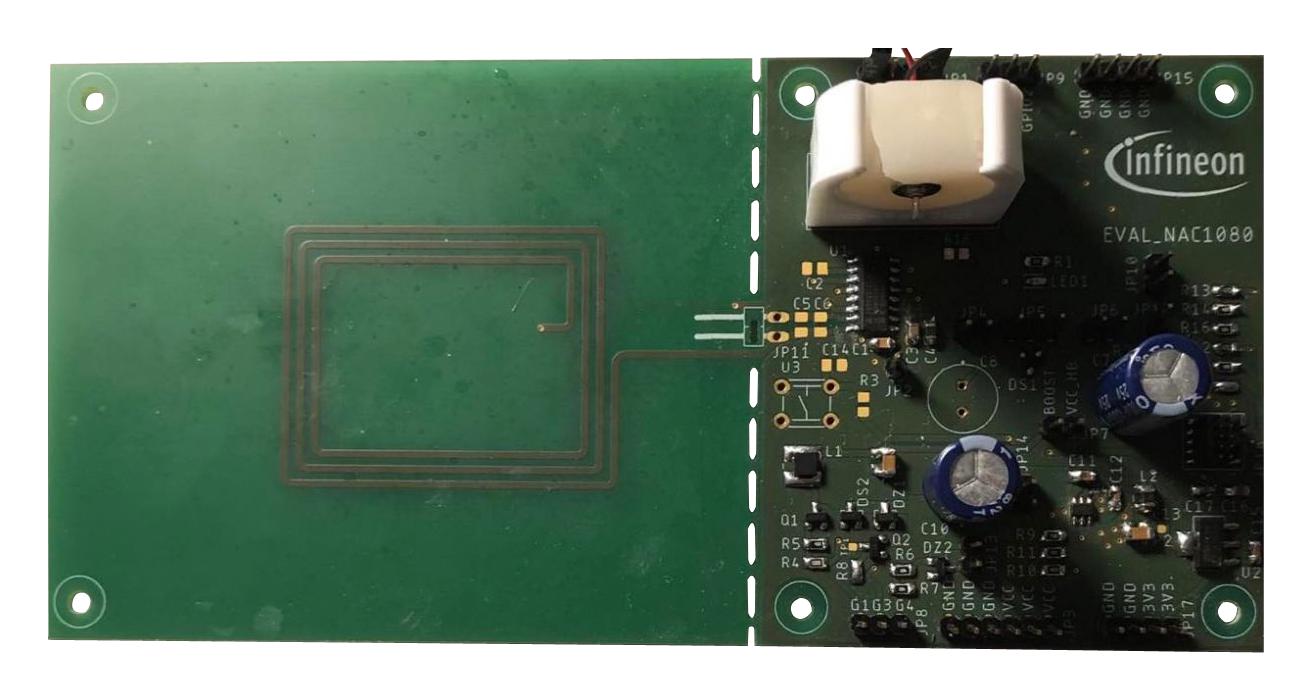 DEVKITNAC1080TOBO1 - Infineon - Development Kit, NAC1080, NFC Controllers