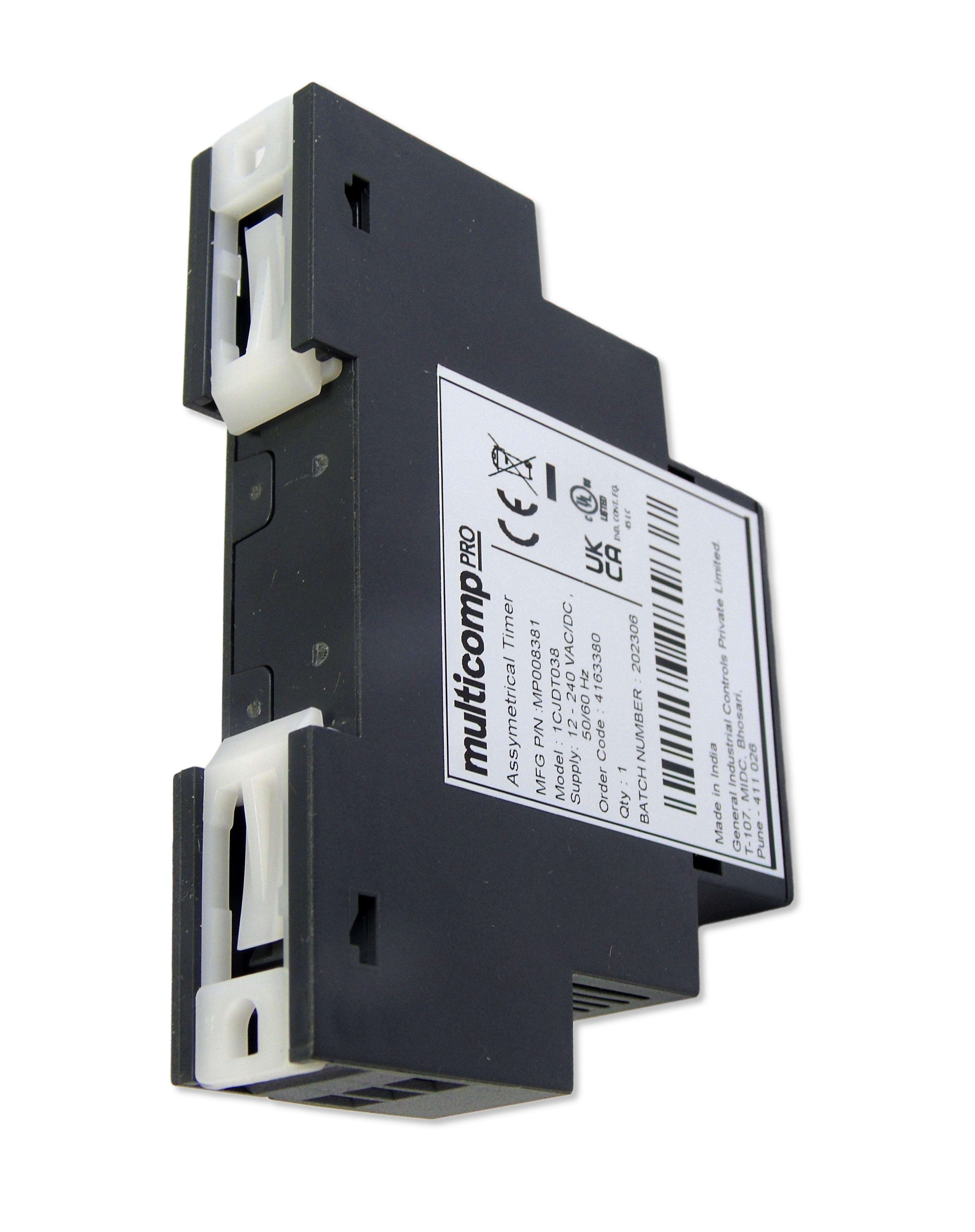 MP008381 - Multicomp Pro - Time Delay Relay, 24 V, 0.1 s