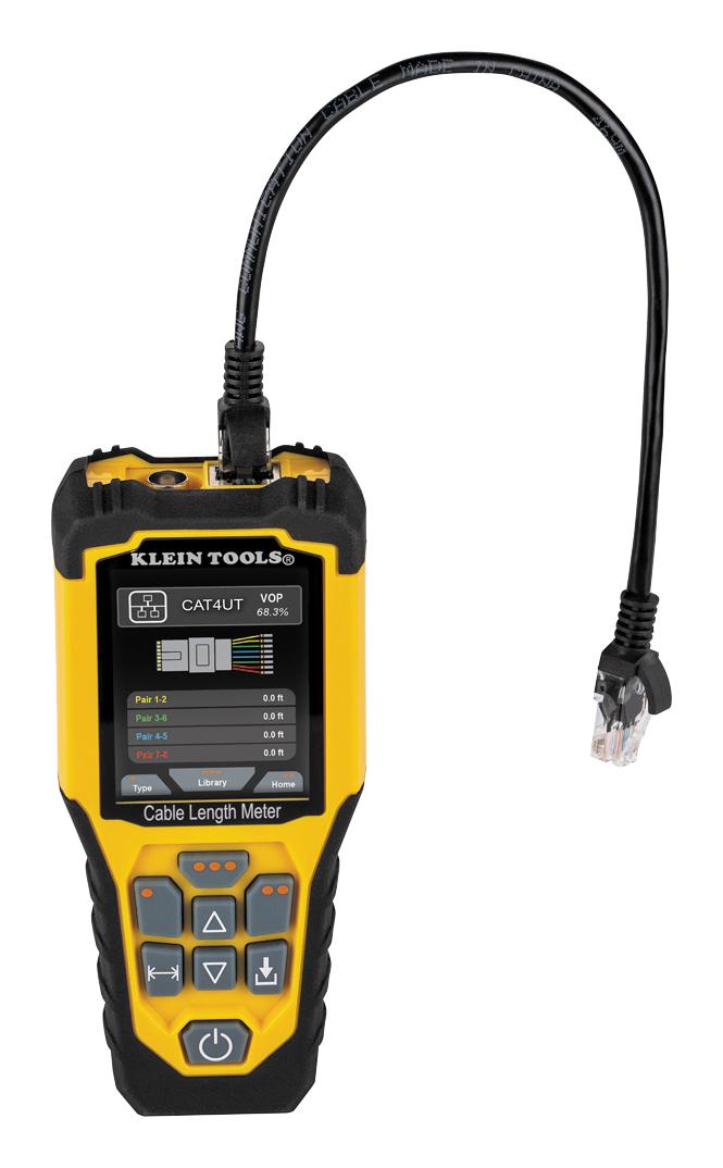 501-915 - Klein Tools - TDR Cable Length Meter, LCD, 2.7 " Depth x 1.4 ...