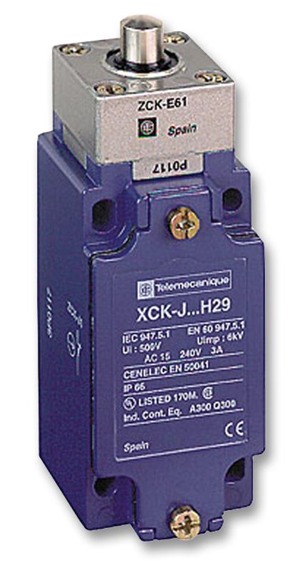 XCKJ161H29 - Telemecanique Sensors - Limit Switch, Plunger, 1NO / 1NC