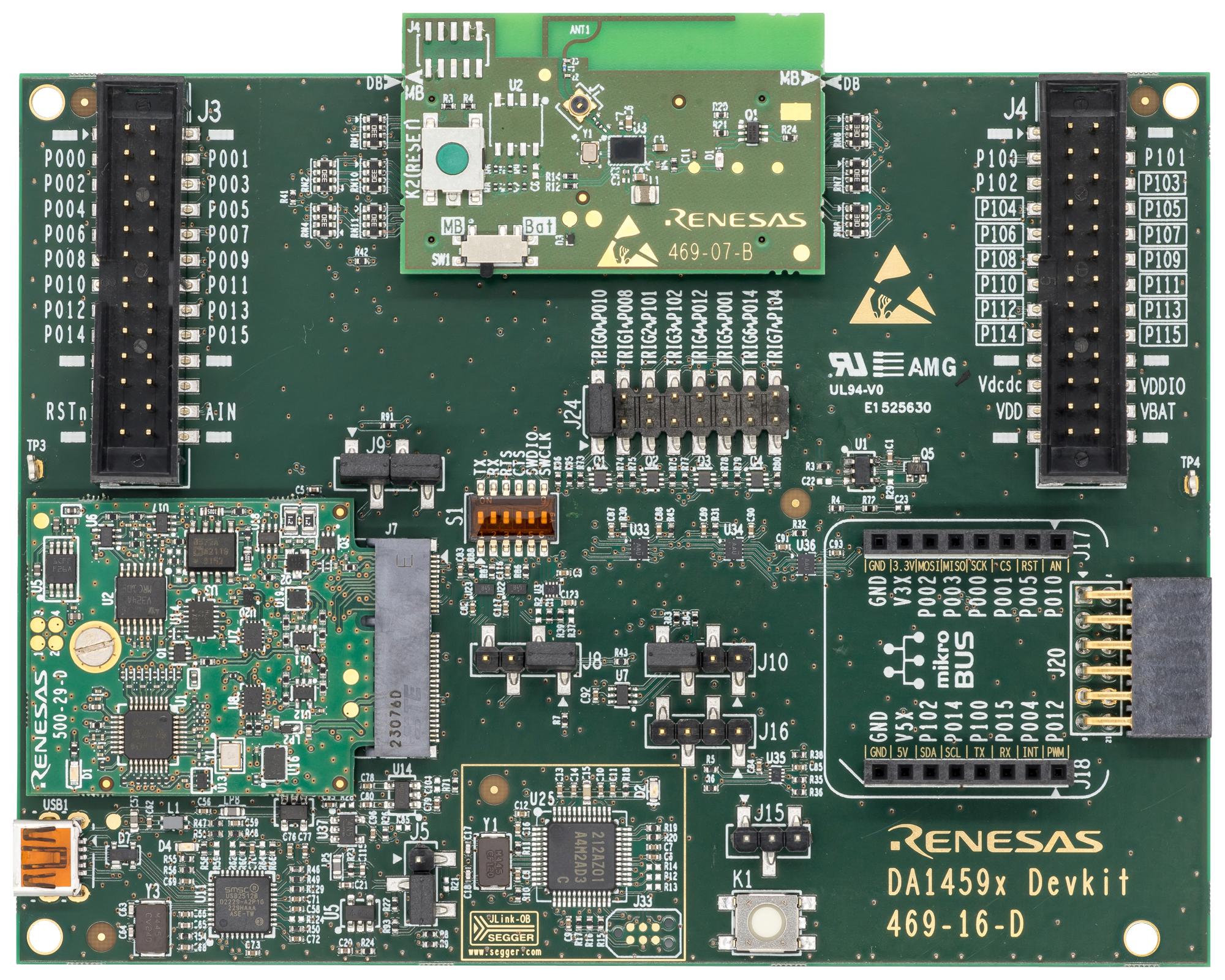 DA14592-016FDEVKT-P - Renesas - Development Kit Pro, DA14592, Bluetooth ...