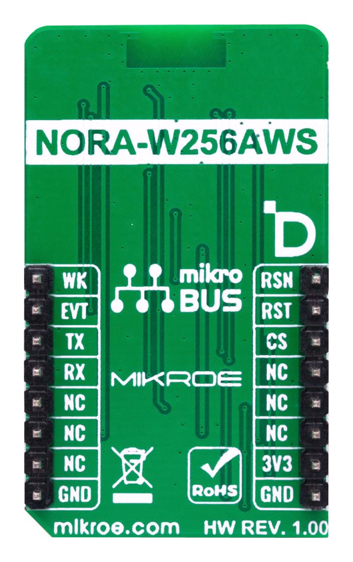MIKROE-5891 - Mikroelektronika - Add-On Board, IoT ExpressLink 3 Click, MikroE MikroBUS ...