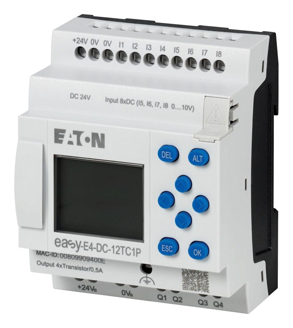 EASY-E4-DC-12TC1P - Eaton Moeller - Control Relay, 8 Input / 4 Output ...