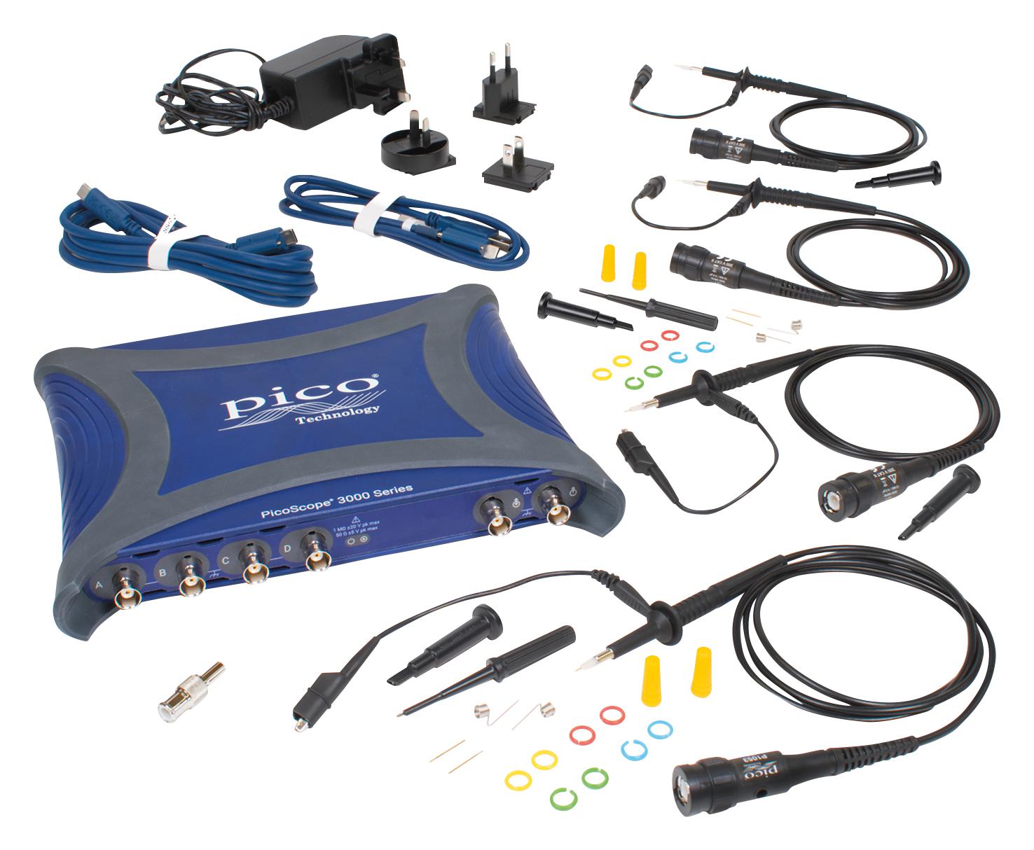 PICOSCOPE 3418E FULL KIT - Pico Technology - PC USB Oscilloscope ...