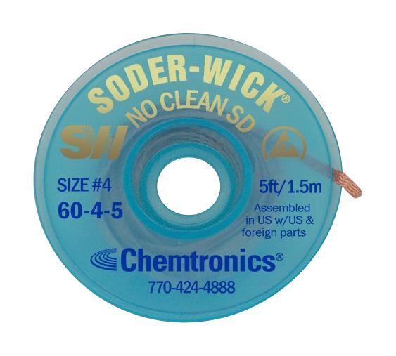 6045 - Chemtronics - Desoldering Braid, Soder-Wick®, No-Clean