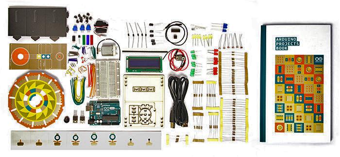 K000007 - Arduino - Starter Kit, Arduino UNO, Projects Book