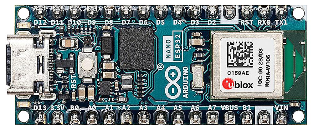 ABX00083 - Arduino - Nano Form Factor Board, NORA-W106-10B, 32bit
