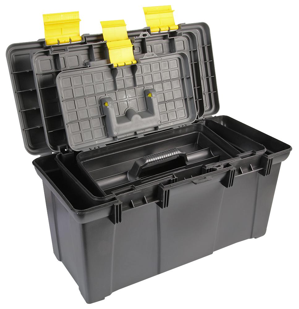 D00412 - Duratool - Tool Box Set, 3-in-1, Plastic