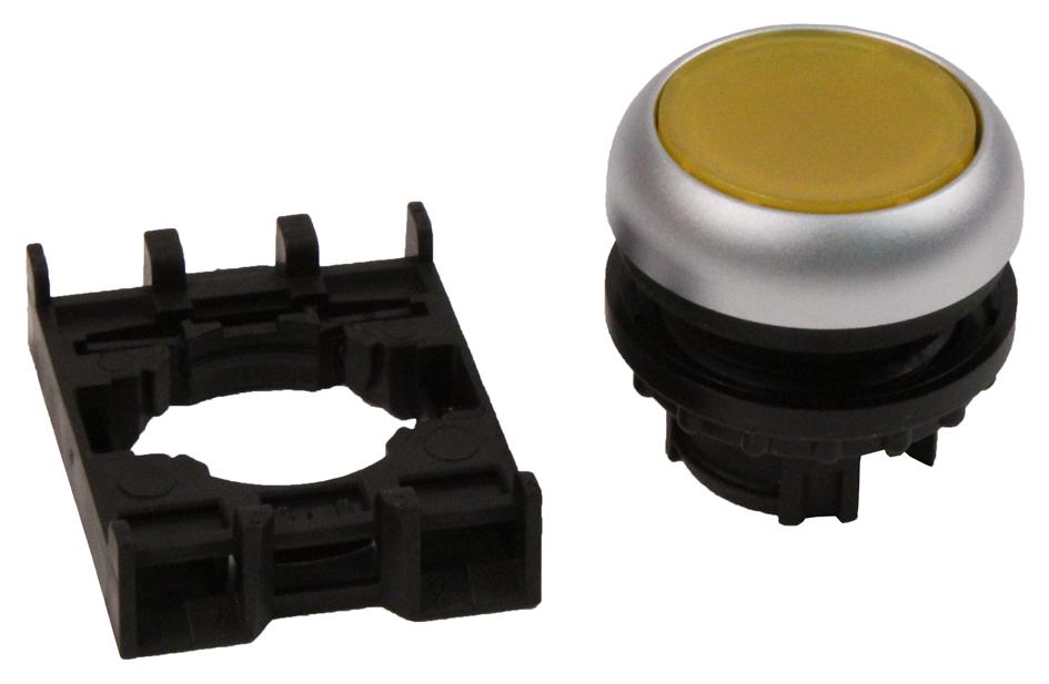 M22-DL-Y. - Eaton Moeller - ILLUMINATED PUSHBUTTON OPERATOR, YELLOW