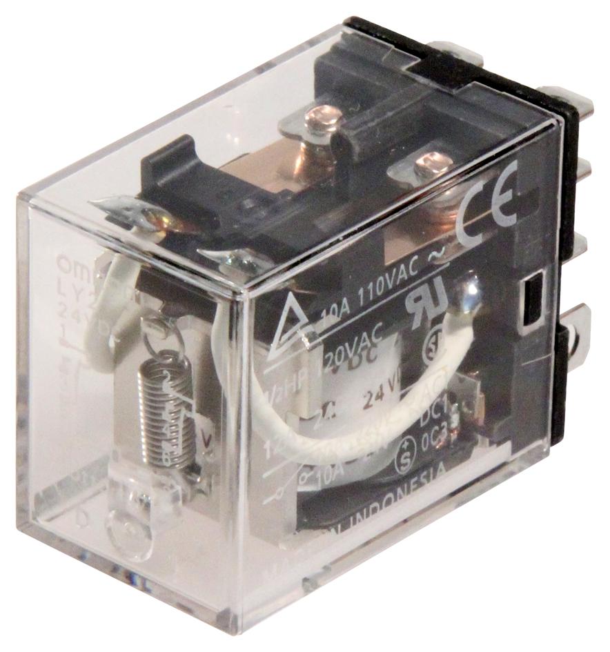 LY2-D-DC24 - Omron Industrial Automation - RELAY, DPDT, 120VAC