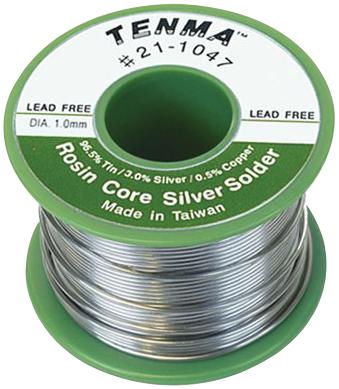 21-1042 - Tenma - LEAD FREE SOLDER WIRE, 217 DEG, 1MM