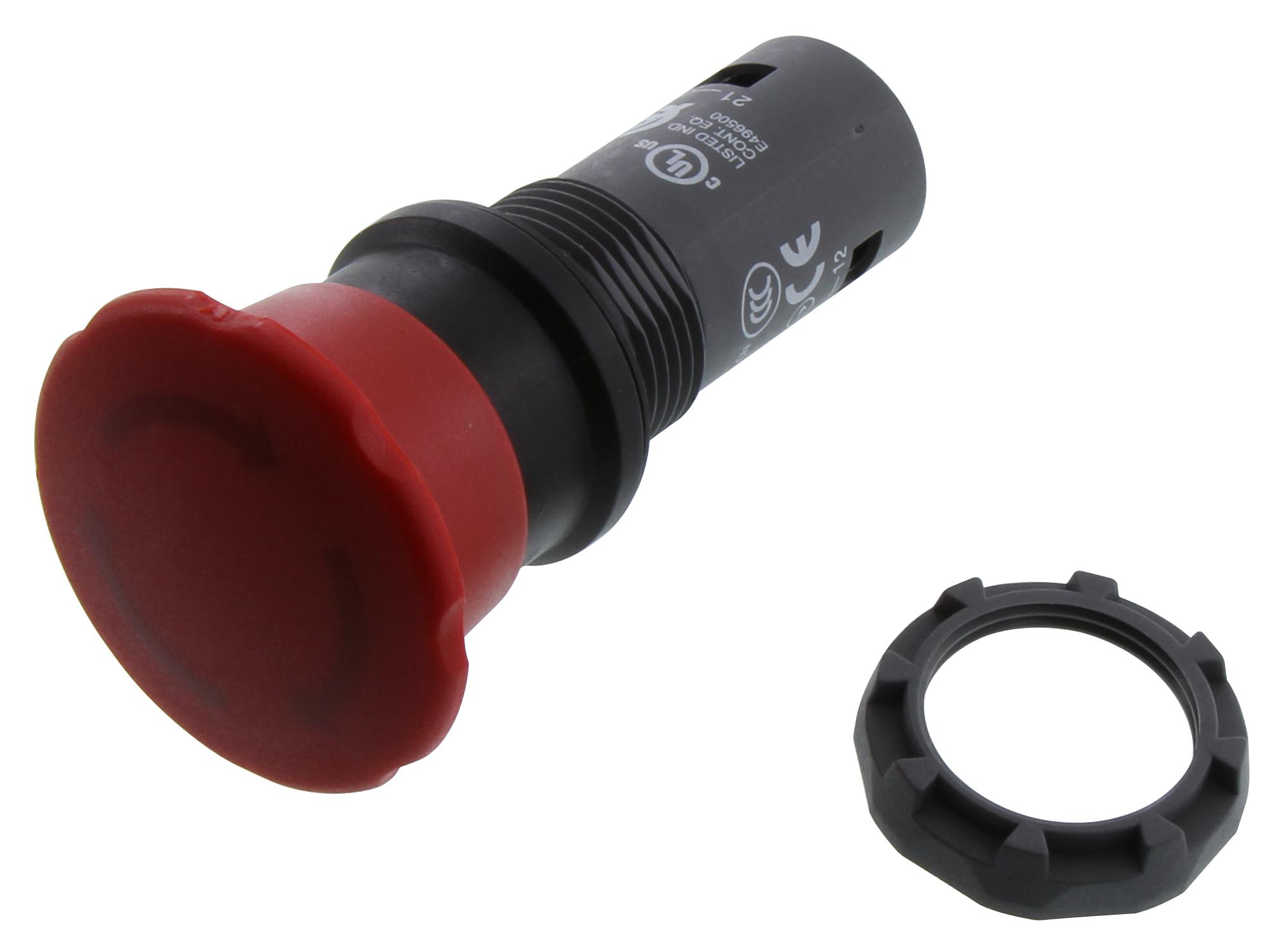 CE4T-10R-02 - Abb - PUSHBUTTON SWITCH, DPST-NC, SCREW