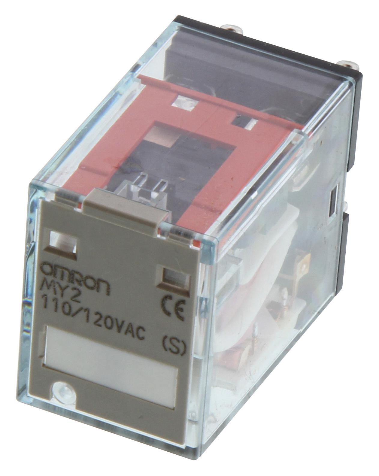 MY2 AC110/120 (S) - Omron Industrial Automation - RELAY, DPDT, 250VAC