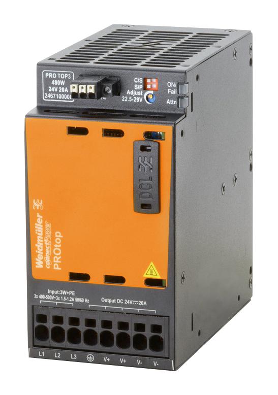 2467100000 - Weidmuller - POWER SUPPLY, AC-DC, 24V