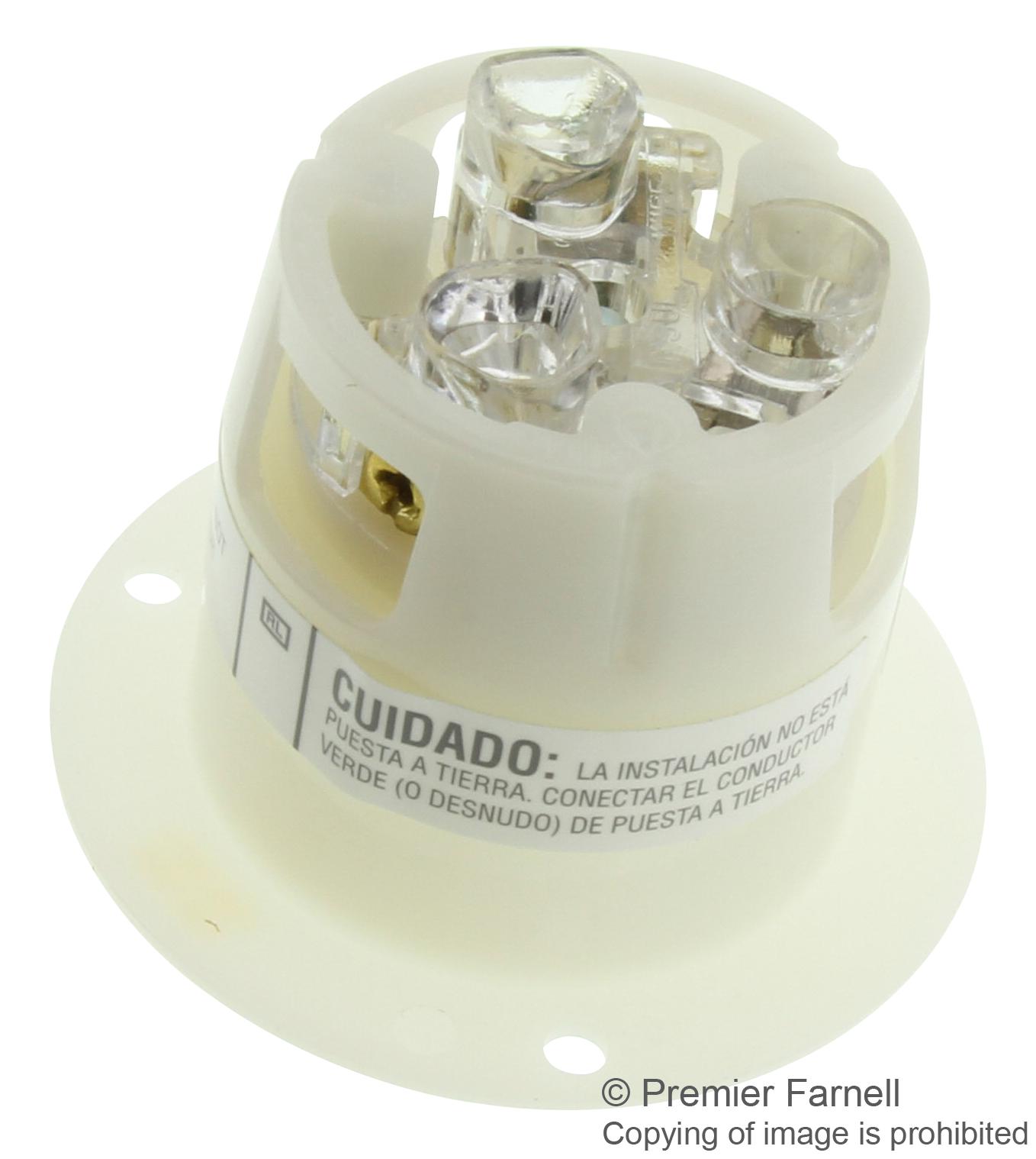 HBL2615 - Hubbell Wiring Devices - POWER ENTRY, FLANGED INLET, 2P3W