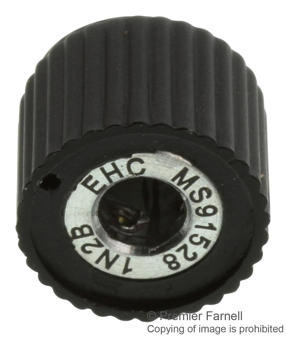 MS91528-1N2B - Ehc (electronic Hardware) - ROUND KNOB, 6.35MM