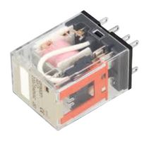 MY2 110/120ACS OMRON INDUSTRIAL AUTOMATION, Power Relay, DPDT, 120 VAC, 10 A, MY, Socket, Non ...