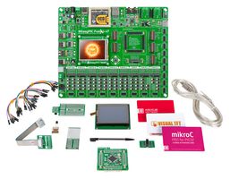 MIKROE-2011 - Mikroelektronika - Development Board, mikroLab for PIC32, PIC32MX795F512L MCU CPU Card