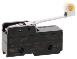 Z-15GW2 OMI OMRON INDUSTRIAL AUTOMATION, Microswitch, Precision, Standard, Hinge Roller Lever ...