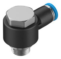 QSLV-G1/8-4 - Festo - Pneumatic Fitting, Push-In L-Fitting, G1/8